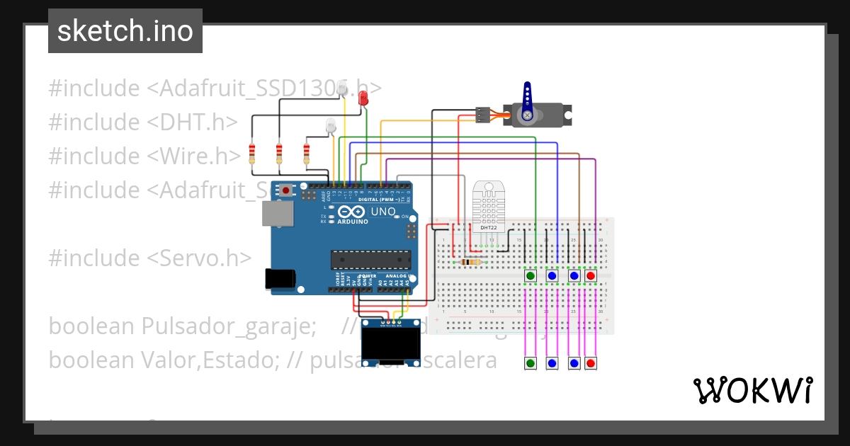 VIVIENDA ECOSOS. pullup mas pulsadores alarm temp - Wokwi ESP32, STM32, Arduino Simulator