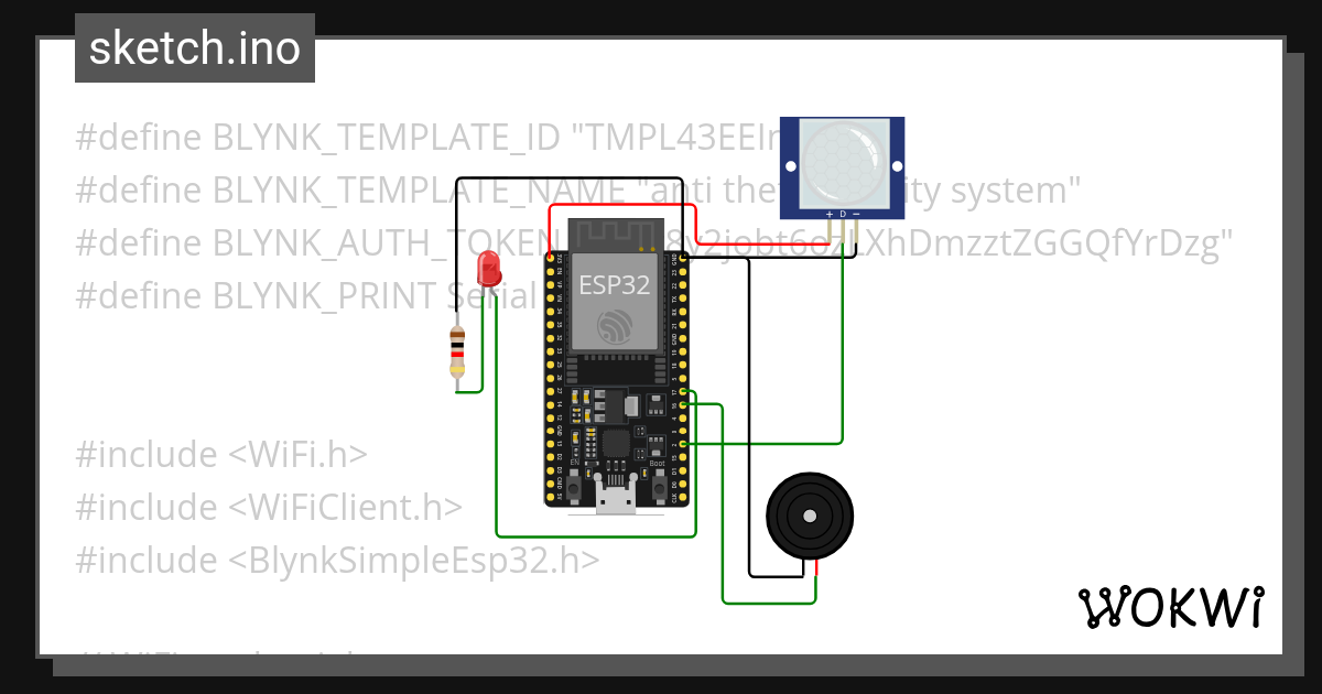 Security Alert System Iot Copy Wokwi Esp32 Stm32 Arduino Simulator 