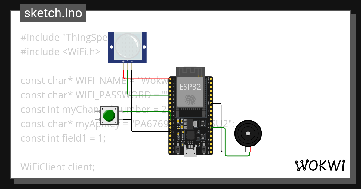 Bel Rumah Wokwi Esp32 Stm32 Arduino Simulator 