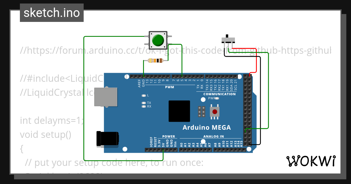 Wokwi - Online ESP32, STM32, Arduino Simulator