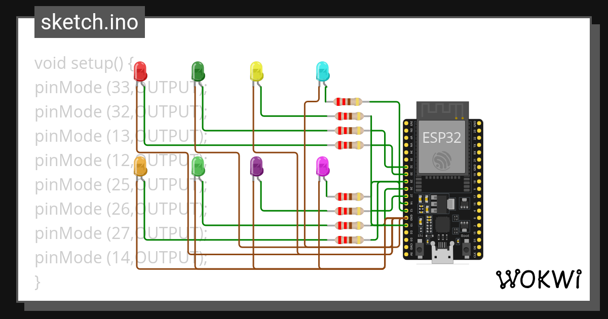 Nick and mongon - Wokwi ESP32, STM32, Arduino Simulator