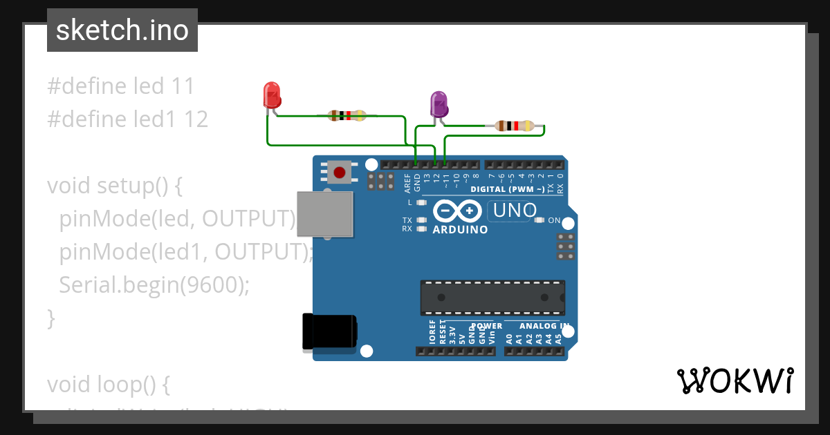 blink bulb same - Wokwi ESP32, STM32, Arduino Simulator