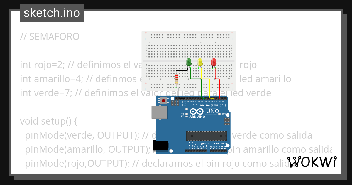 Ai 4 Semáforo Wokwi Esp32 Stm32 Arduino Simulator 