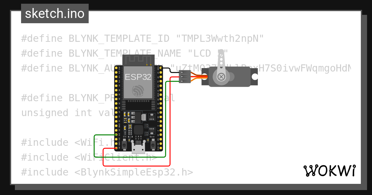 Servo Motor Wokwi Esp32 Stm32 Arduino Simulator 7730