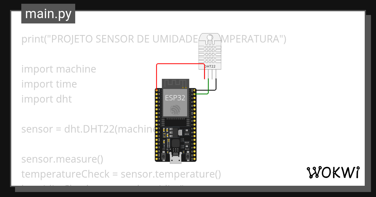 DHT - Wokwi ESP32, STM32, Arduino Simulator