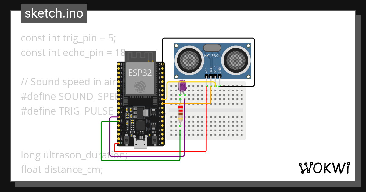 sensor movimiento - Wokwi ESP32, STM32, Arduino Simulator