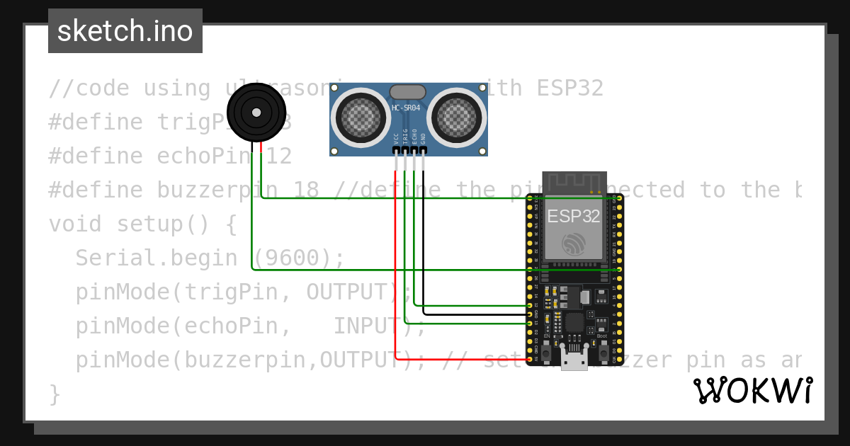 Virtual Reality Navigation Assistant For Visually Impared Wokwi Esp32 Stm32 Arduino Simulator