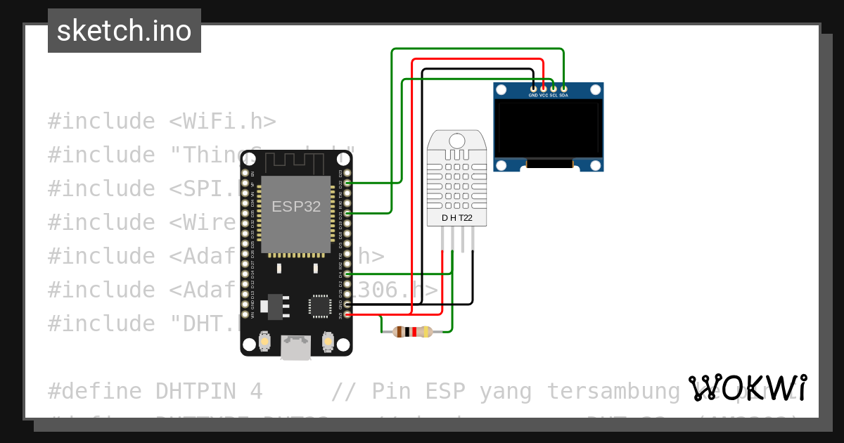 Suhu Thingspeak Wokwi Esp32 Stm32 Arduino Simulator 6705