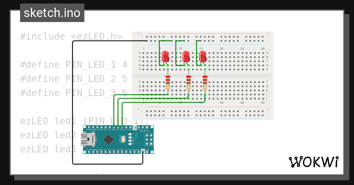 Coba Codingan Lampu Wokwi Esp32 Stm32 Arduino Simulator