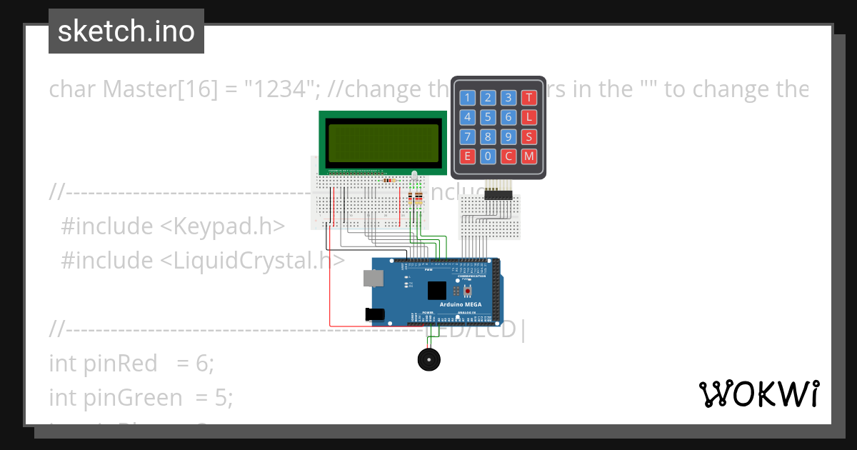 HOME SYSTEM - Wokwi ESP32, STM32, Arduino Simulator