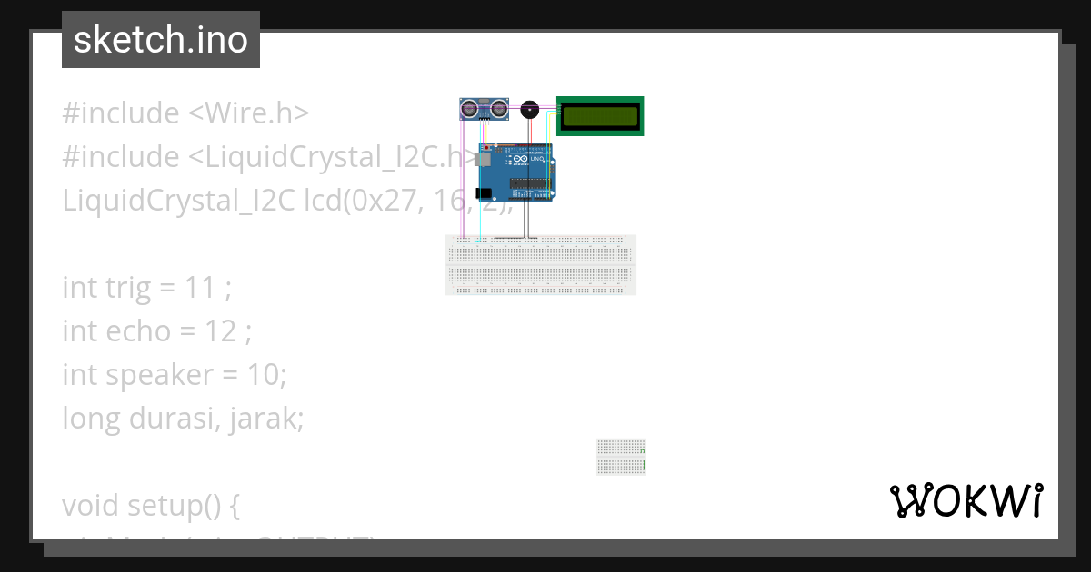 Ultra_sonic - Wokwi ESP32, STM32, Arduino Simulator