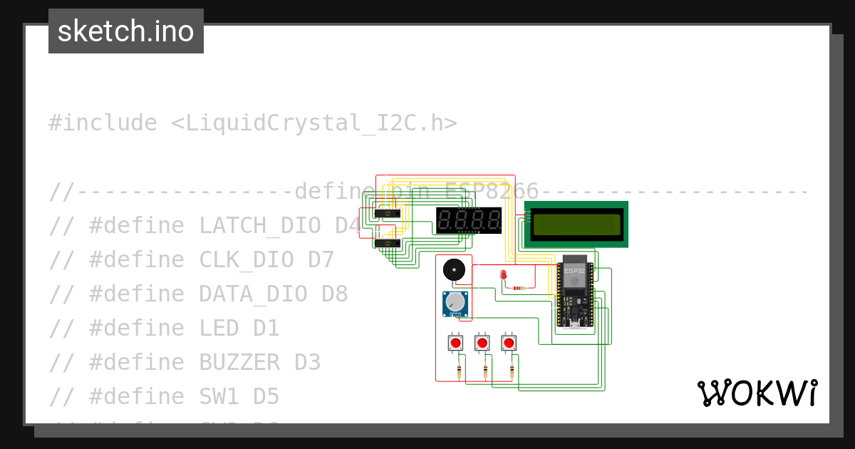 Revisi Simulasi Trainer Pam Lcd 16 X 2 Copy Wokwi Esp32 Stm32 Arduino Simulator