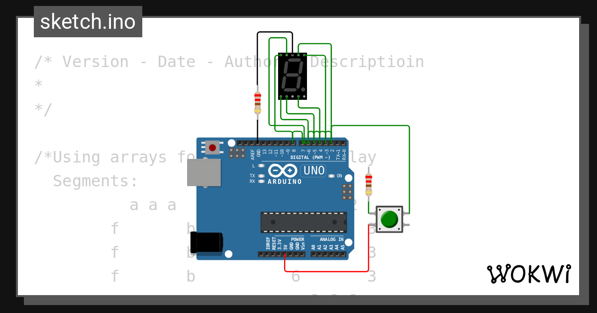 W10 Q2 Common Cathode Wokwi Esp32 Stm32 Arduino Simulator