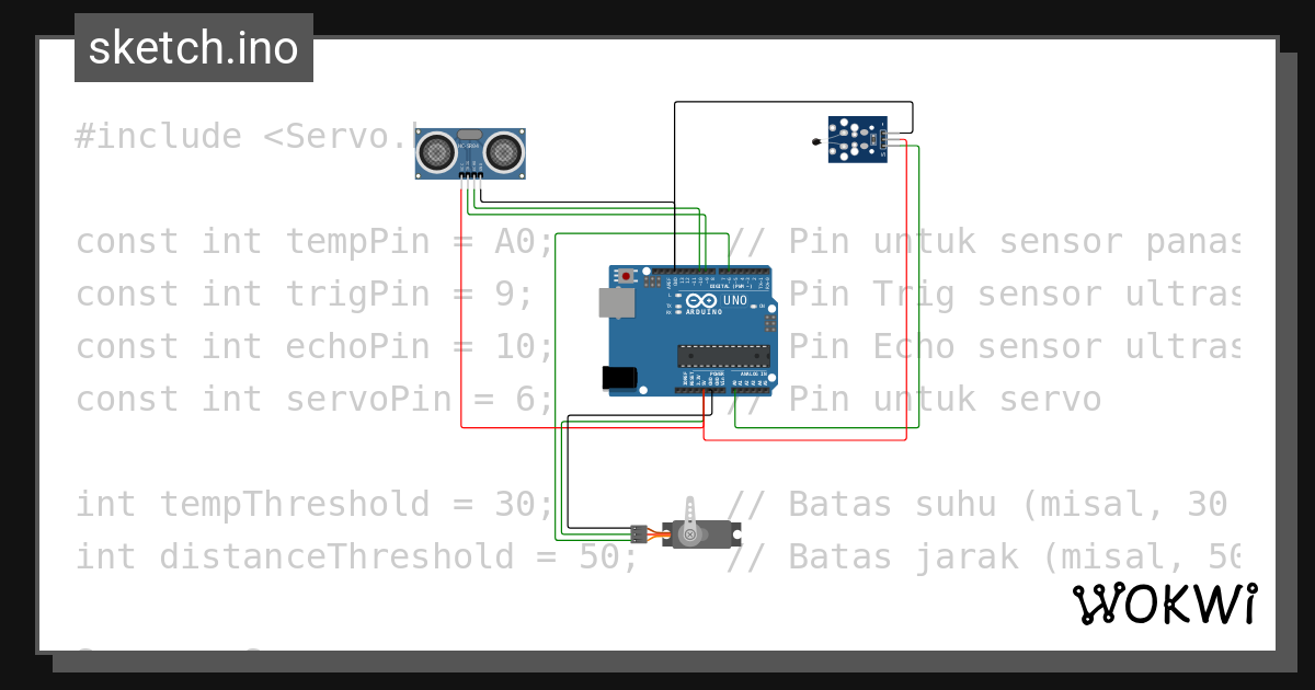 Sistem Pemantauan Suhu Dan Jarak Otomatis Wokwi Esp32 Stm32 Arduino 2366