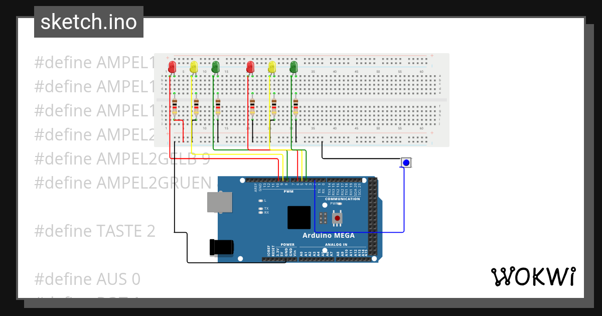 Ampel Projekt 2 Copy - Wokwi ESP32, STM32, Arduino Simulator