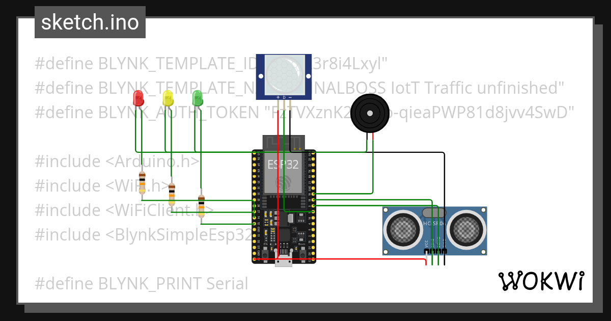 FINALBOSS IotT Traffic unfinished Copy (2) - Wokwi ESP32, STM32, Arduino Simulator