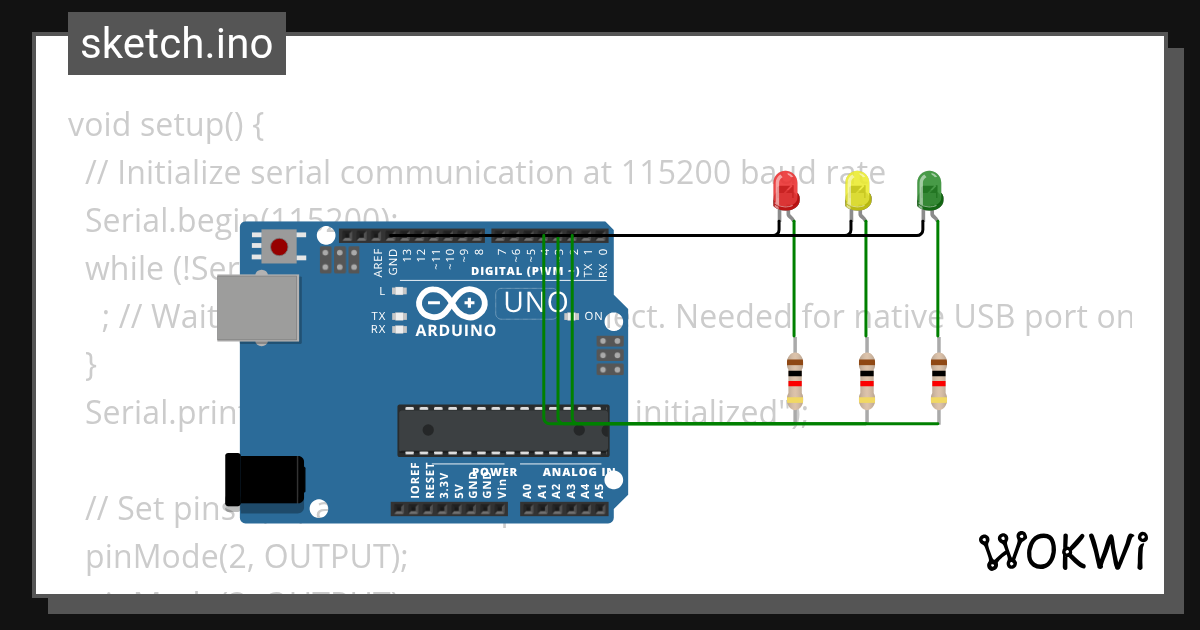 Traffic Light Project Ahmad Iqbal Muzakki - Wokwi ESP32, STM32, Arduino ...