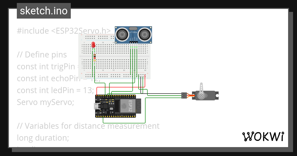 Buzzer With Servo Wokwi Esp32 Stm32 Arduino Simulator 