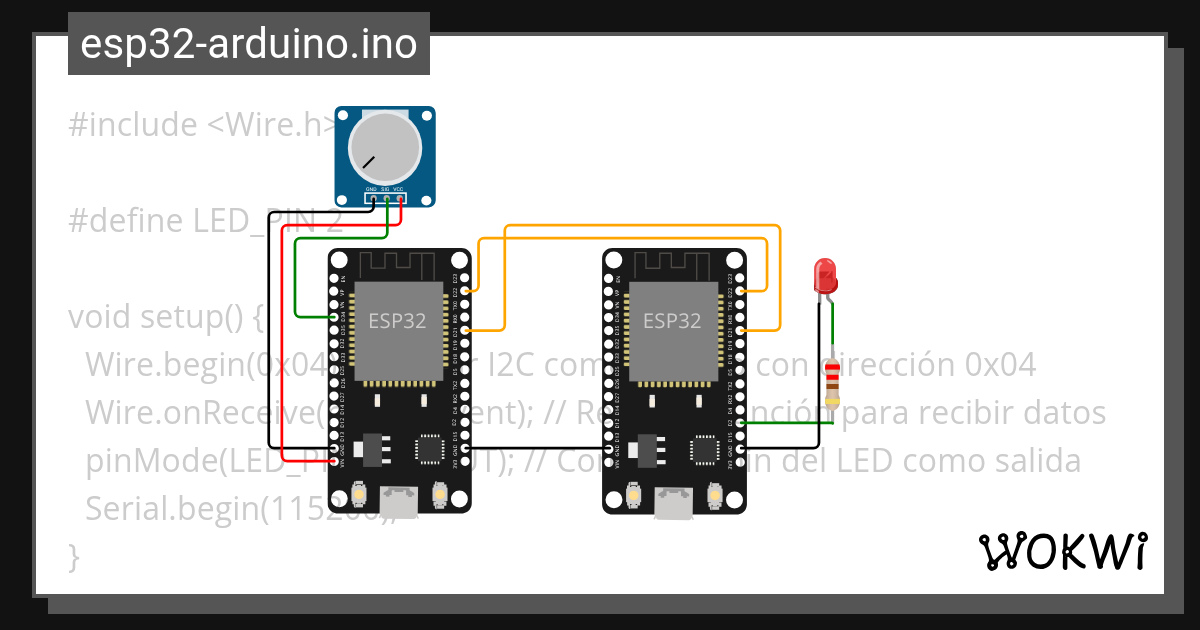 I2C_Pot_Led_Arduino - Wokwi ESP32, STM32, Arduino Simulator