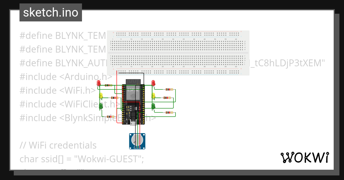 smart traffic Copy - Wokwi ESP32, STM32, Arduino Simulator