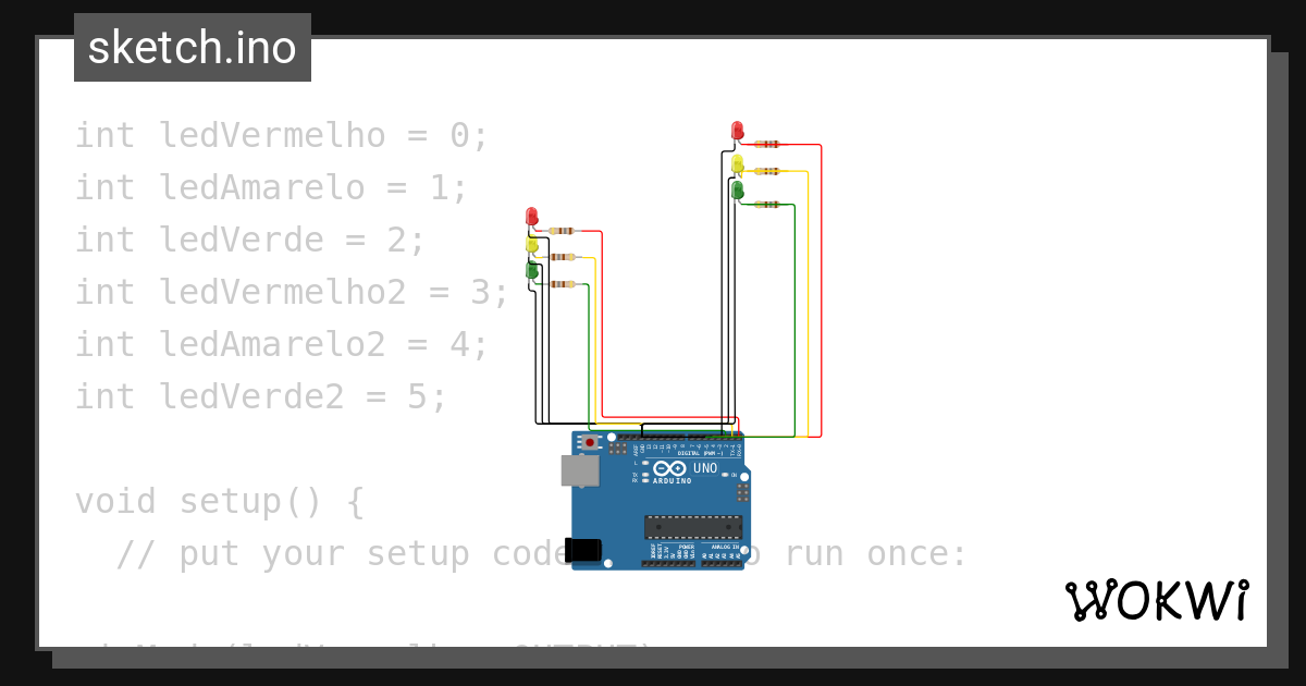 2 Semafaro Wokwi Esp32 Stm32 Arduino Simulator 