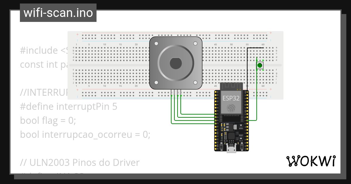 Motor De Passo Copy Wokwi Esp32 Stm32 Arduino Simulator 