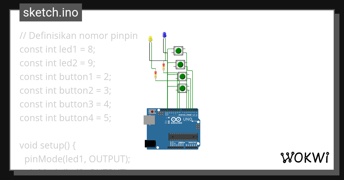 Daffa Alfarel Tugas 1 - Wokwi ESP32, STM32, Arduino Simulator