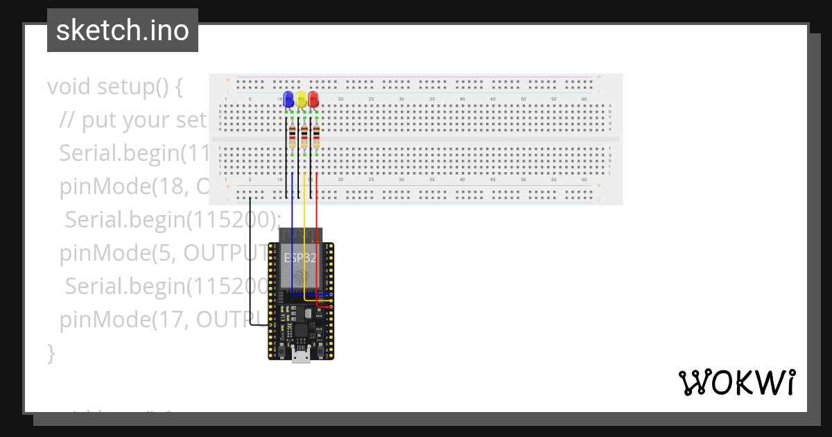 ณัฐนพิน เลิศอวัสดตระกูล เลขที่34 ม29 Wokwi Esp32 Stm32 Arduino 