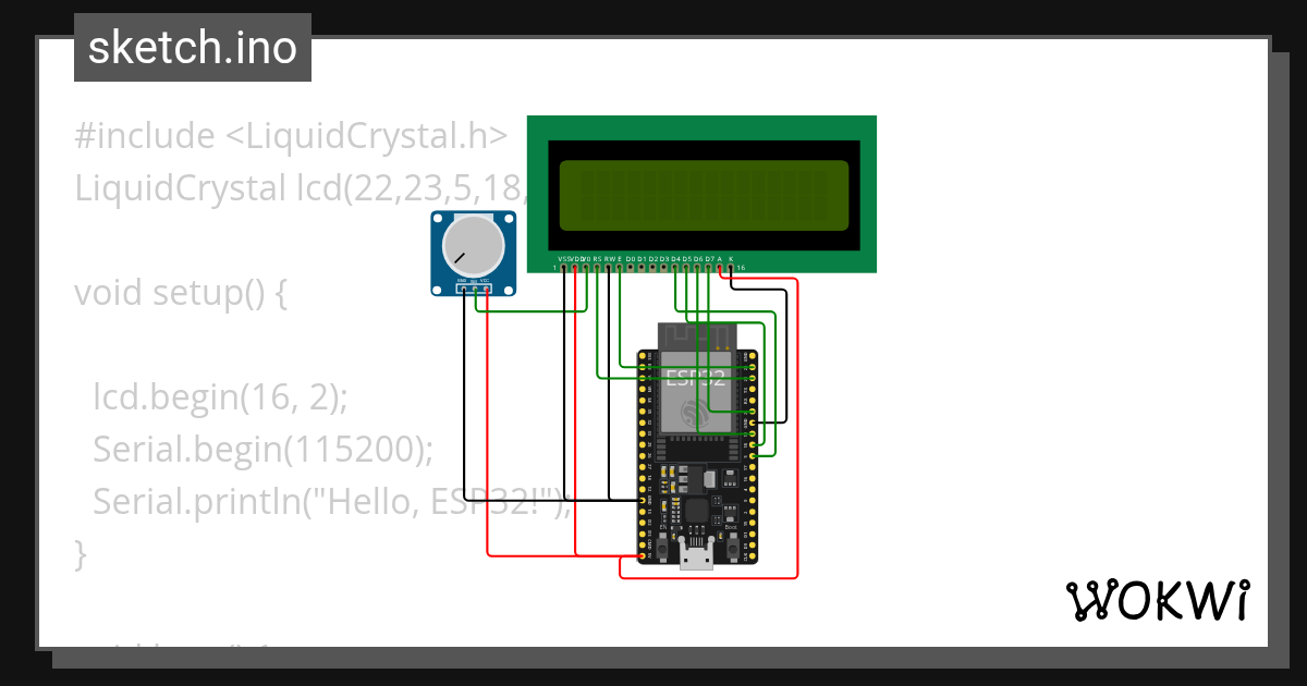 Hola mundo - Wokwi ESP32, STM32, Arduino Simulator Hola mundo - Wokwi ESP32, STM32, Arduino Simulator