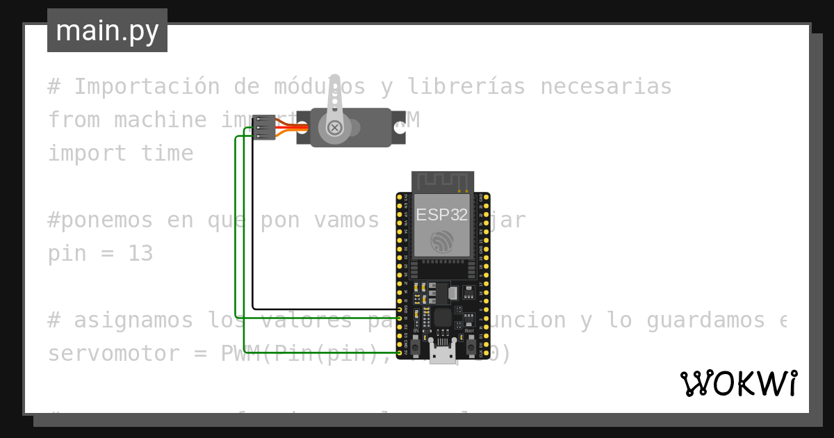 Mover Servo 180 Wokwi Esp32 Stm32 Arduino Simulator