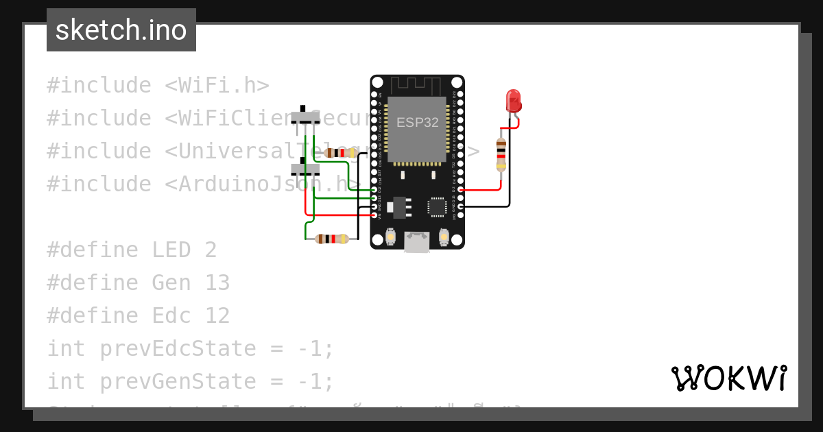 E17notification Wokwi Esp32 Stm32 Arduino Simulator