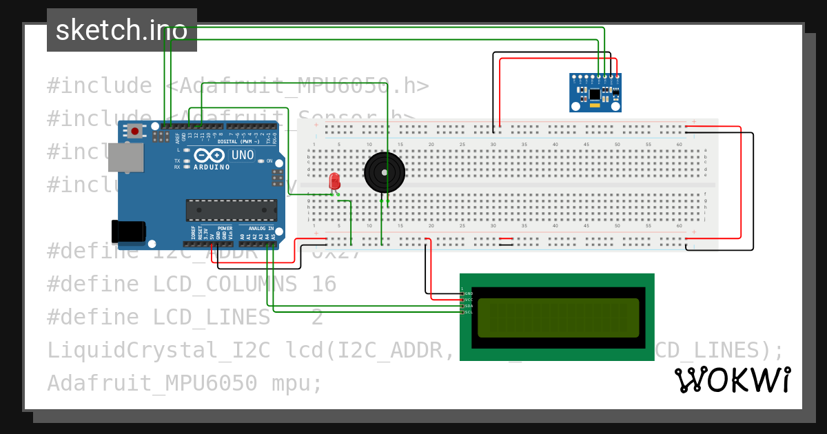 Earthquake Sensor Wokwi Esp32 Stm32 Arduino Simulator