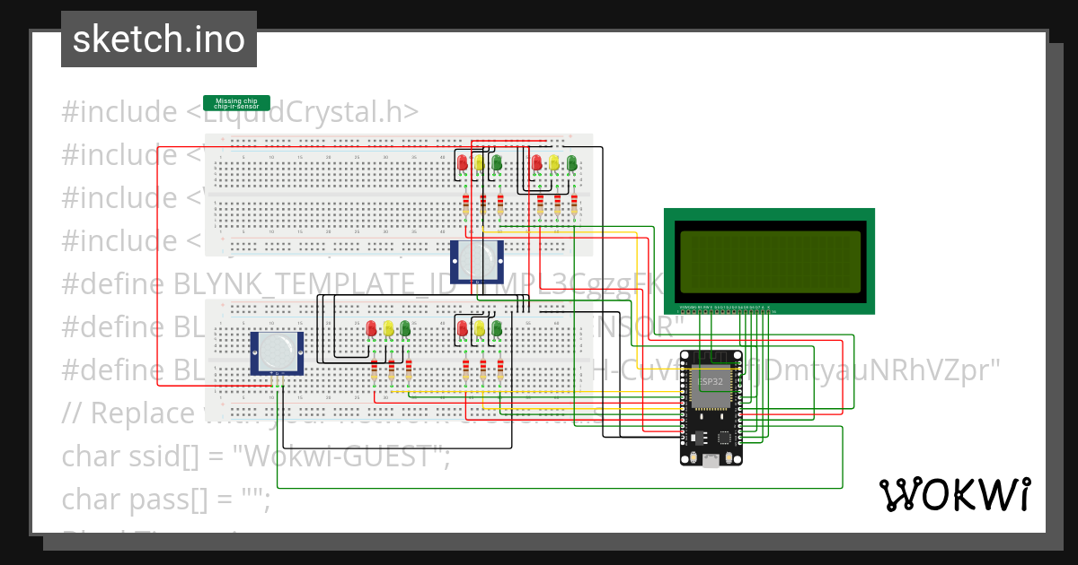 traffic diversion iot Copy - Wokwi ESP32, STM32, Arduino Simulator