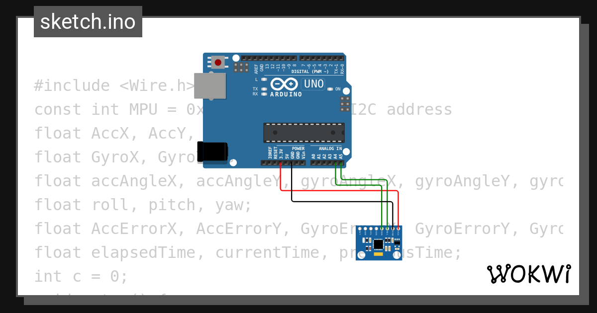 Gyro Using Arduino Wokwi Esp32 Stm32 Arduino Simulator 6643