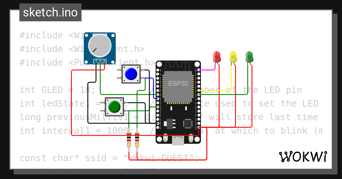 Lab6solution Wokwi Esp32 Stm32 Arduino Simulator 