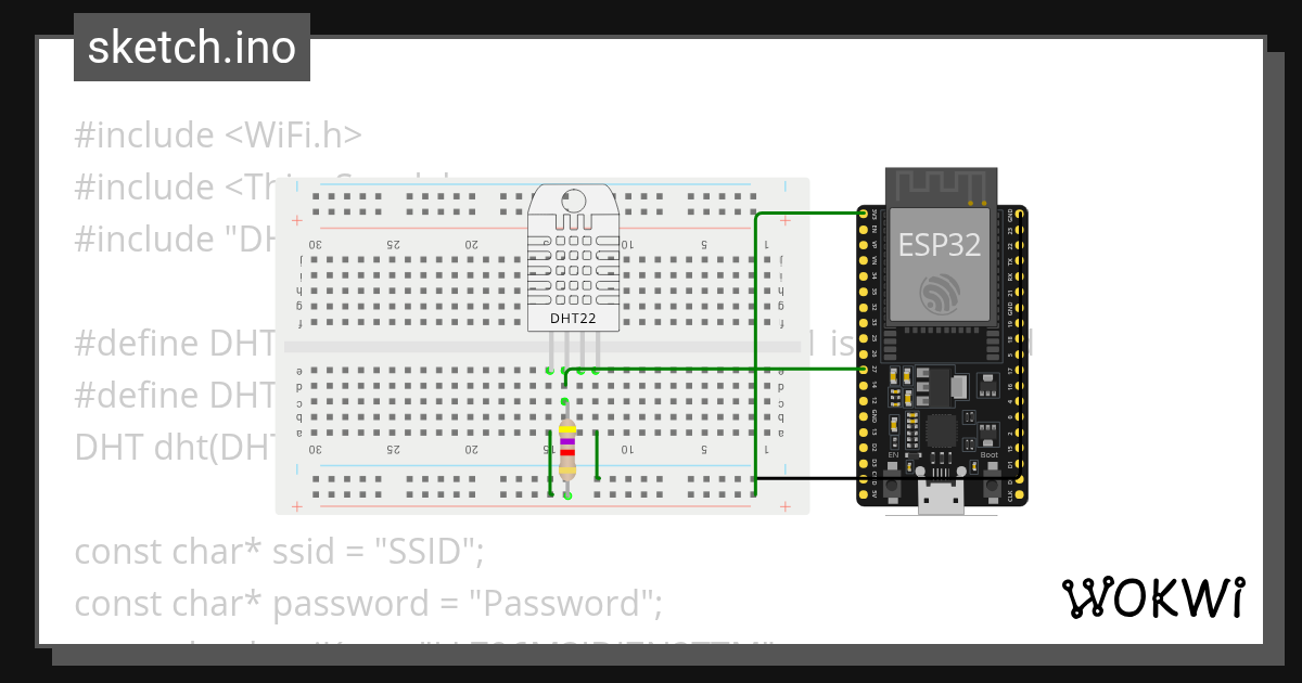 Temperature - Wokwi ESP32, STM32, Arduino Simulator