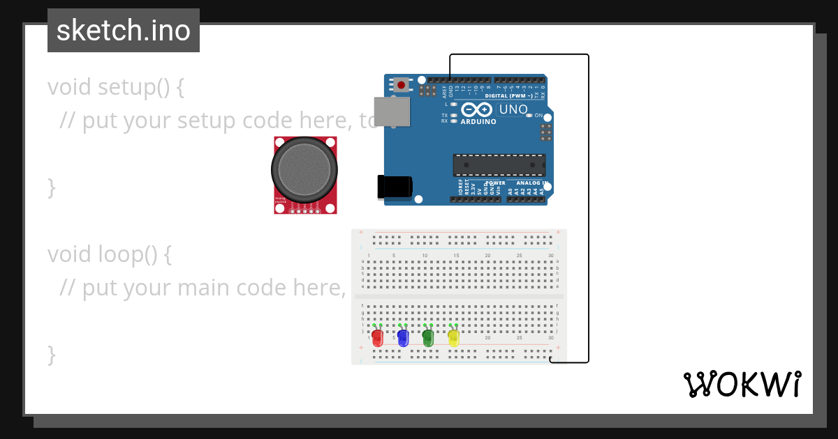 arduino joystick - Wokwi ESP32, STM32, Arduino Simulator