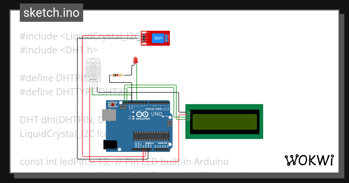 sensor suhu - Wokwi ESP32, STM32, Arduino Simulator