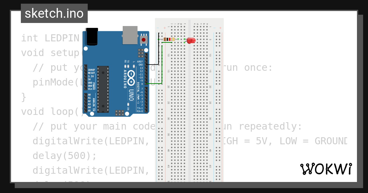 Bread Board Base Wokwi Esp32 Stm32 Arduino Simulator