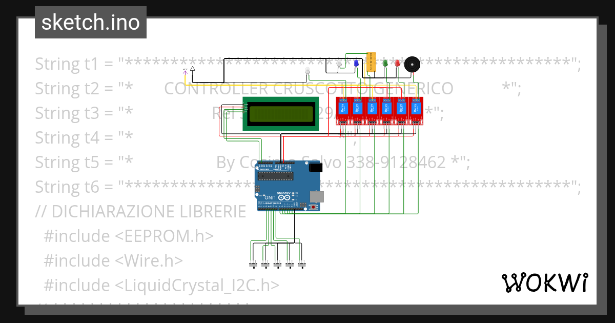 cruscotto 3.01b Gatto - Wokwi ESP32, STM32, Arduino Simulator
