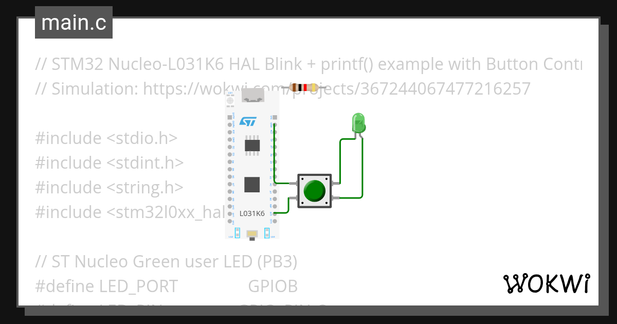ST Nucleo L031 - HAL Copy (3) - Wokwi ESP32, STM32, Arduino Simulator