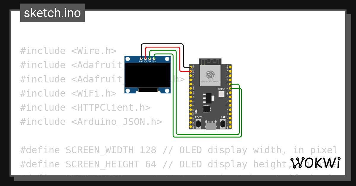 Develop A Live Weather Display To Fetch From Free Api Avaliable Online In Wowki Wokwi Esp32