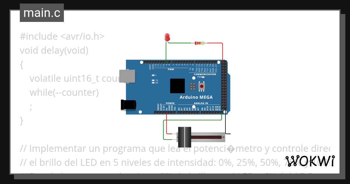 practica de E - Wokwi ESP32, STM32, Arduino Simulator