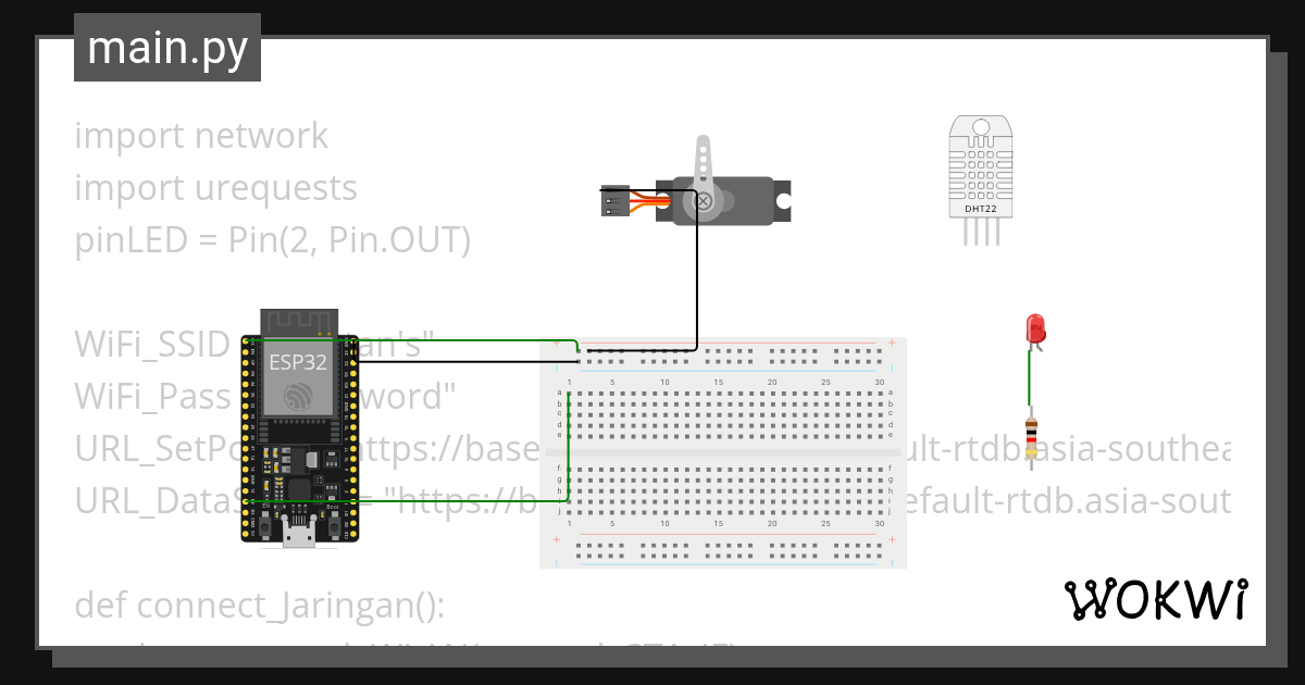 tristan project - Wokwi ESP32, STM32, Arduino Simulator