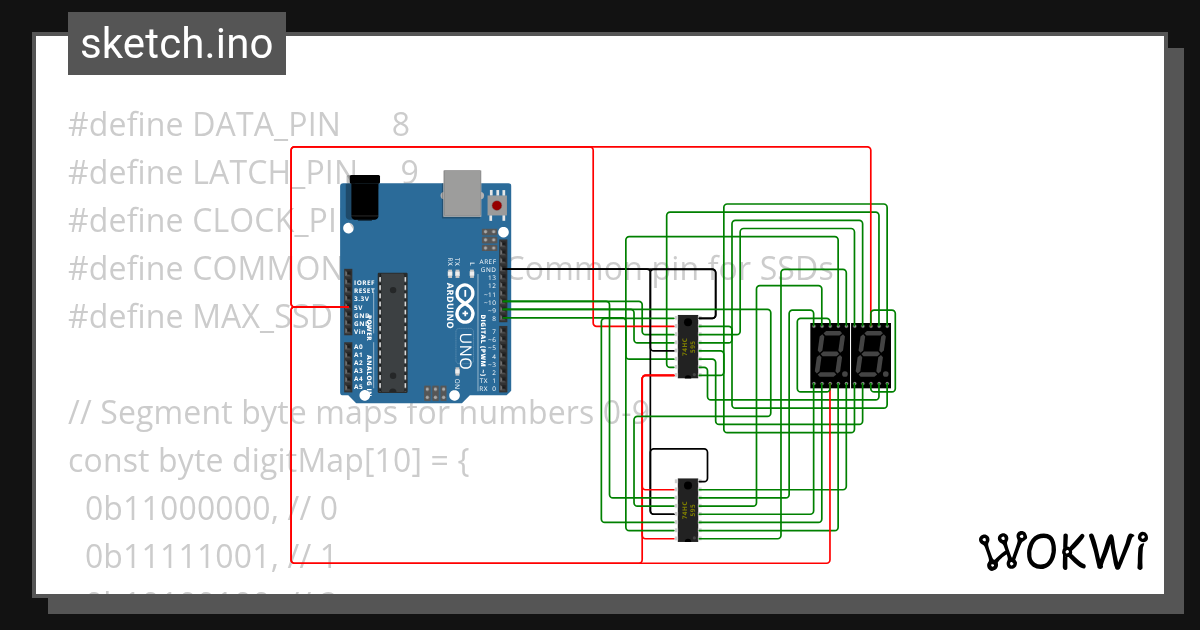 Ssd Up Counter Wokwi Esp32 Stm32 Arduino Simulator 5150