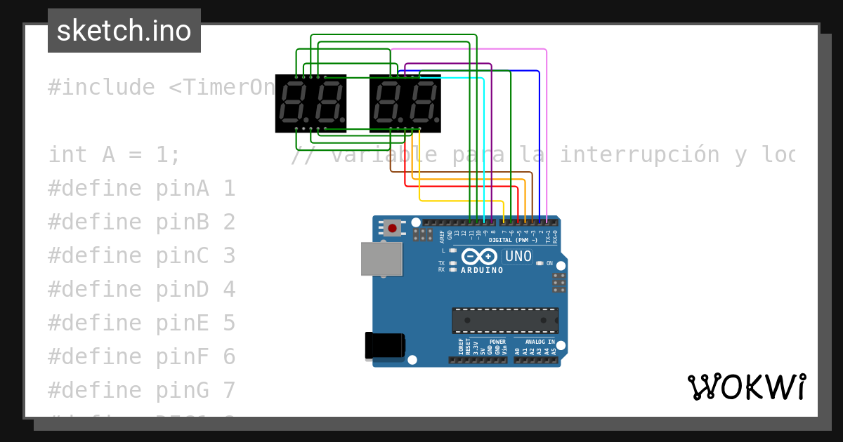 Reloj Wokwi Esp32 Stm32 Arduino Simulator 8033