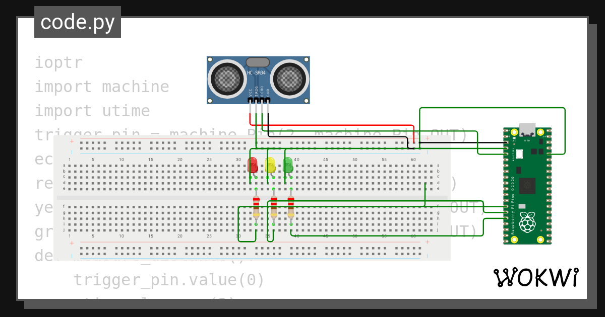 Smart Traffic Wokwi Esp32 Stm32 Arduino Simulator 2541