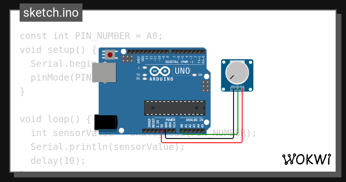 Analog Read Serial Wokwi Esp32 Stm32 Arduino Simulator