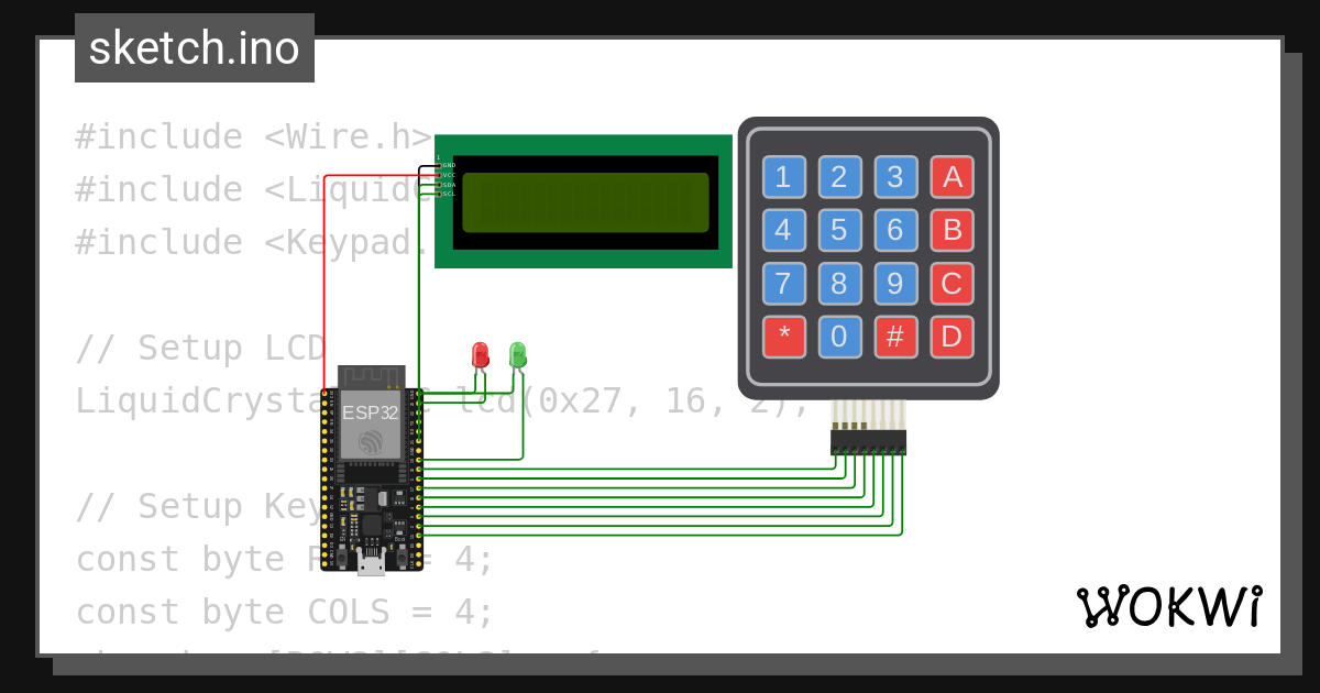 Kunci Pengaman Wokwi Esp32 Stm32 Arduino Simulator 1431