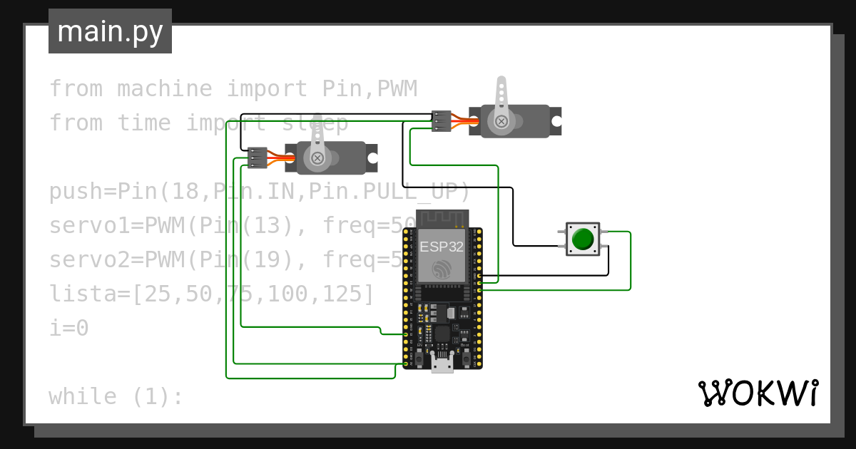 Servomotores Wokwi Esp32 Stm32 Arduino Simulator 4427